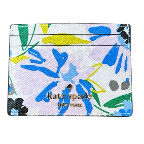 kate spade | Bags | Kate Spade Madison Boxed Floral Small Slim Card ...